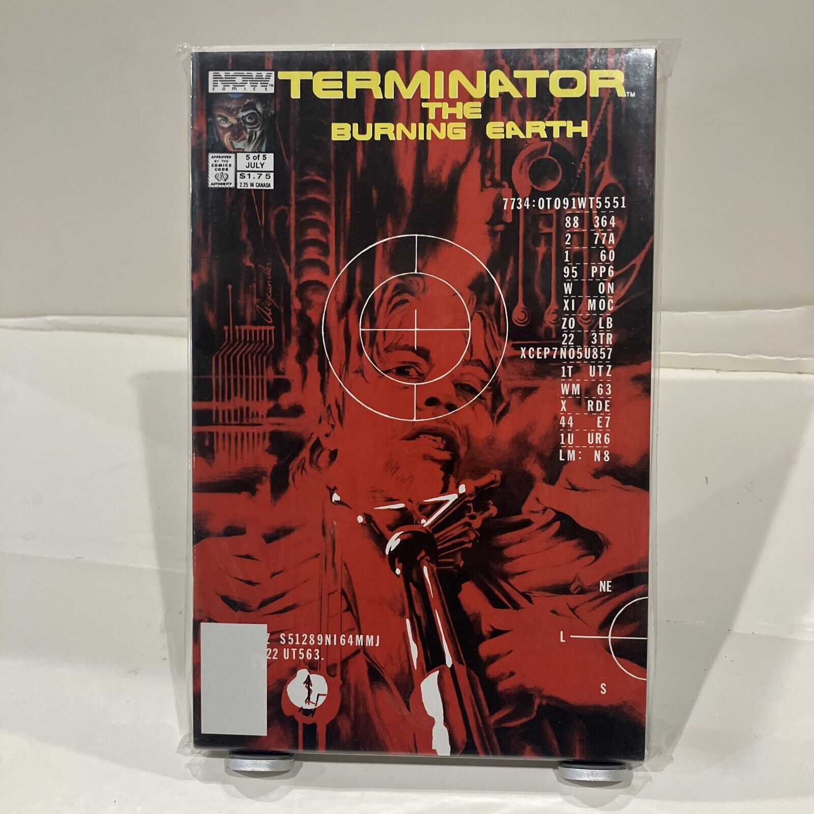 The Terminator: The Burning Earth #5 (Now Comics 1990) 1st Print - Alex ...