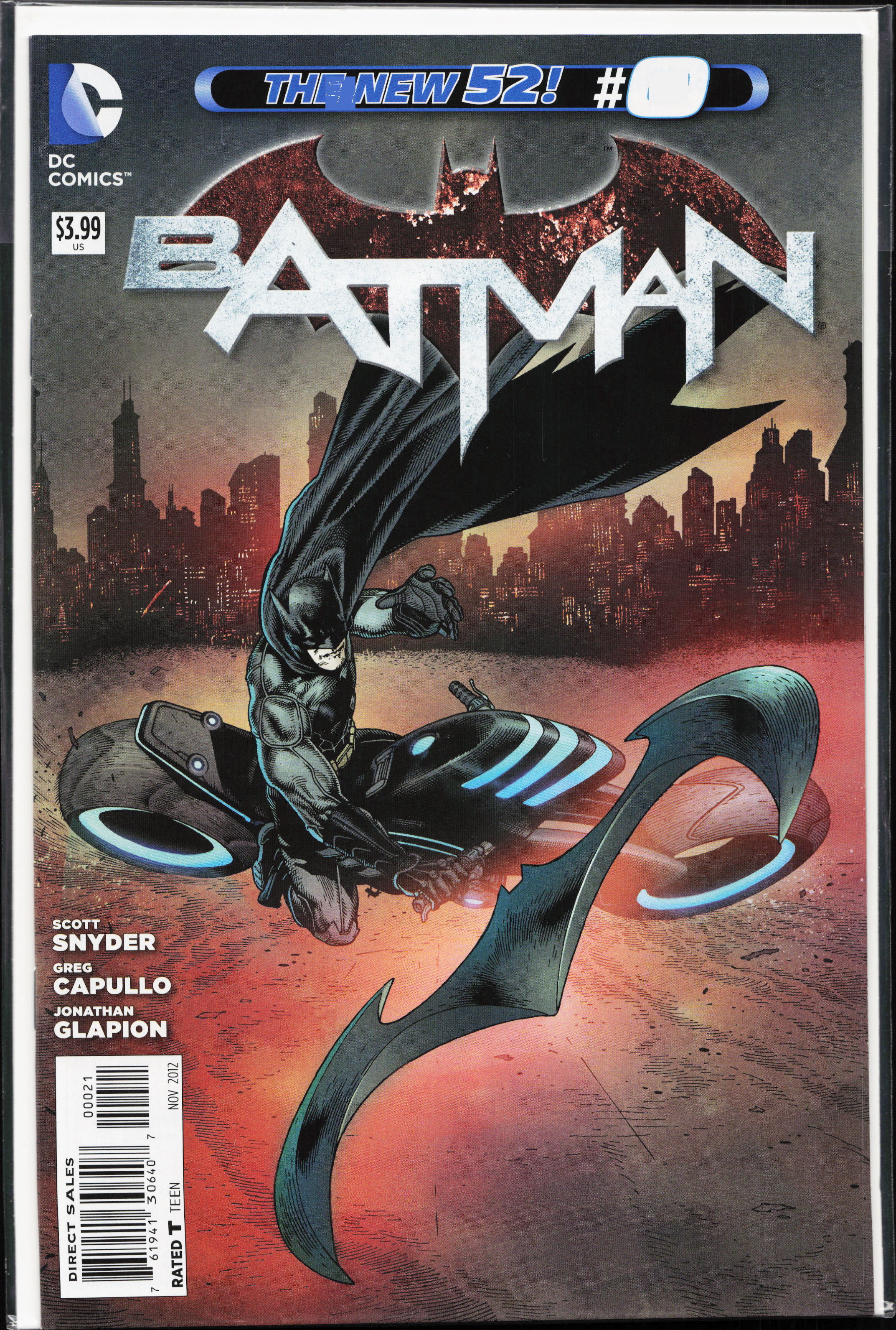 Batman #0 Andy Clarke Cover (2012) Batman | Comic Books - Modern Age ...