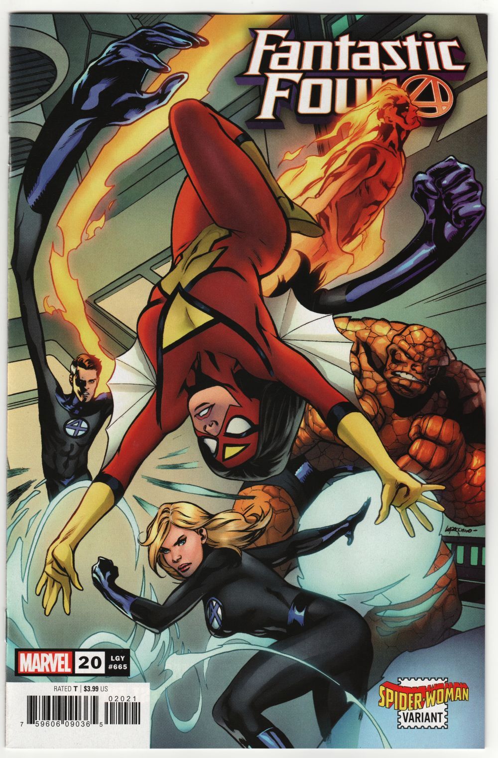 Fantastic Four #20 Lupacchino Spider-Woman Variant (Marvel, 2020) NM ...