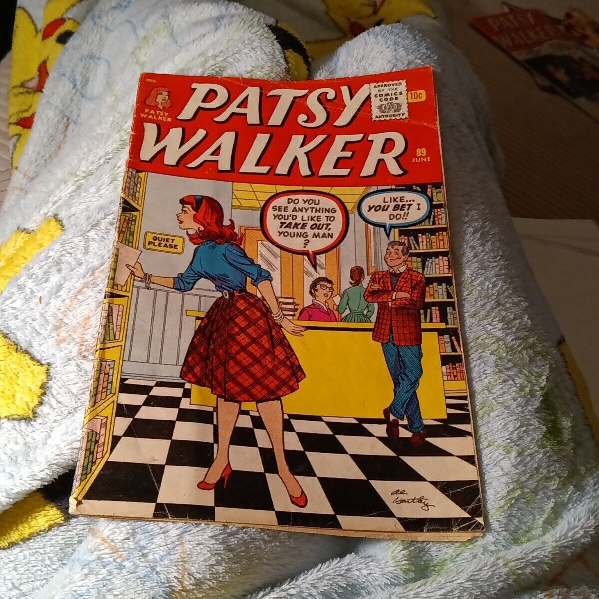 Patsy Walker #89 marvel atlas comics 1960 Silver age good girl art ...
