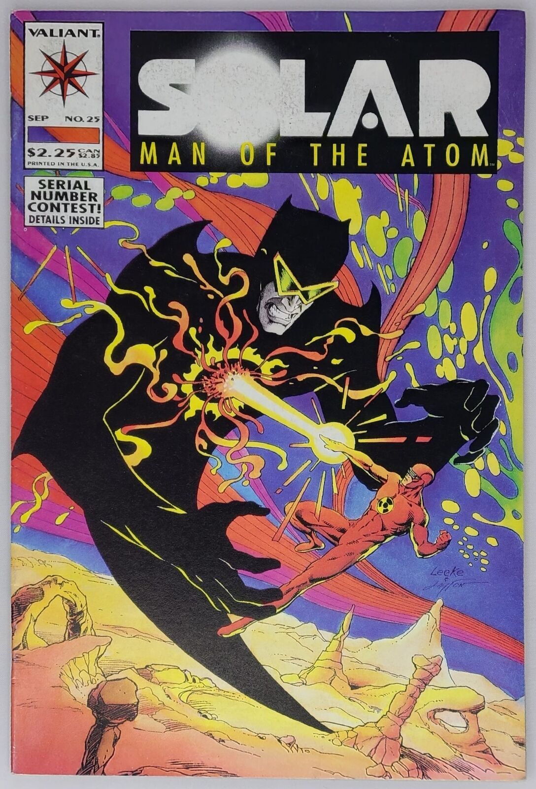 Solar Man Of The Atom 25 Valiant 1993 FN 6.0 Comic Book | Comic Books ...