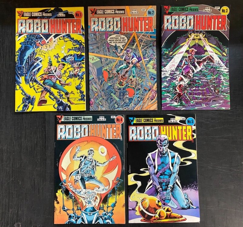 Sam Slade Robo-Hunter (1984) #'s 1-5 VF- (7.5) Complete Set of 5 Eagle ...