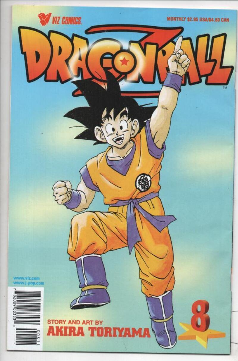DRAGONBALL Z #8, FN+, Viz Comics Akira Toriyama 1998 Special manga ...