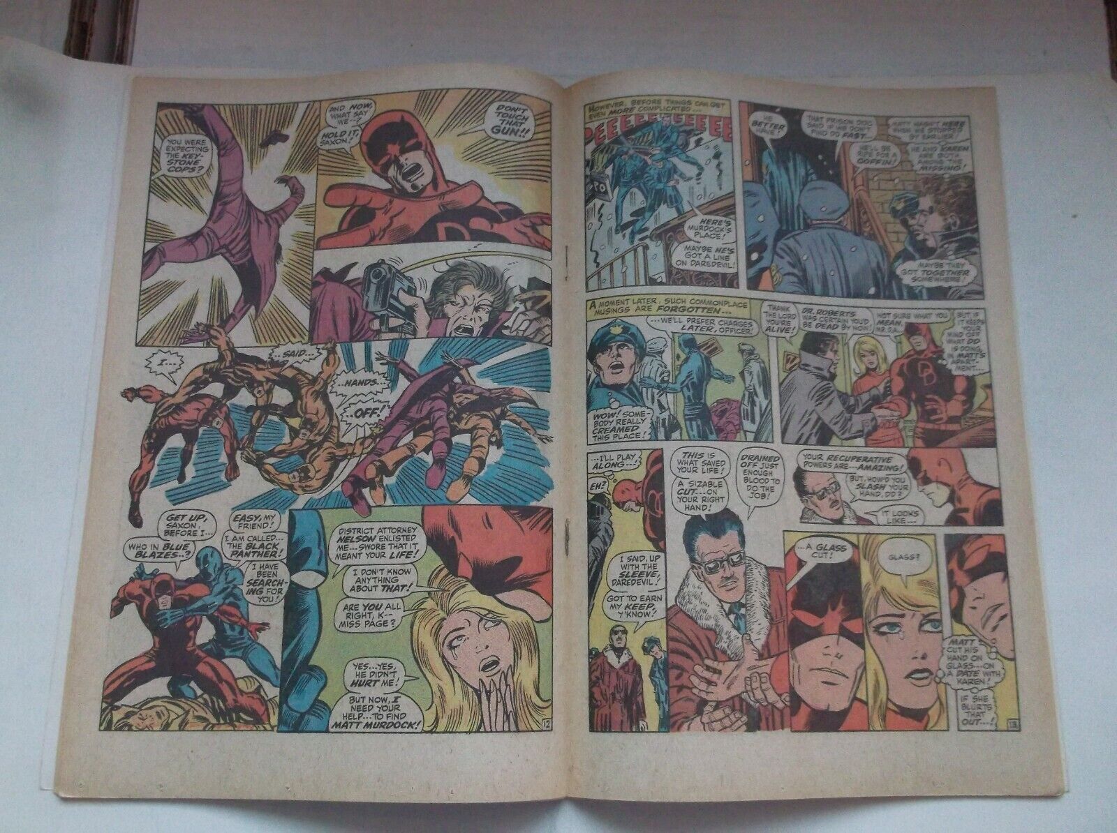 Marvel: Daredevil #52, "The Night of the Panther!", Smith's Art, 1969 ...