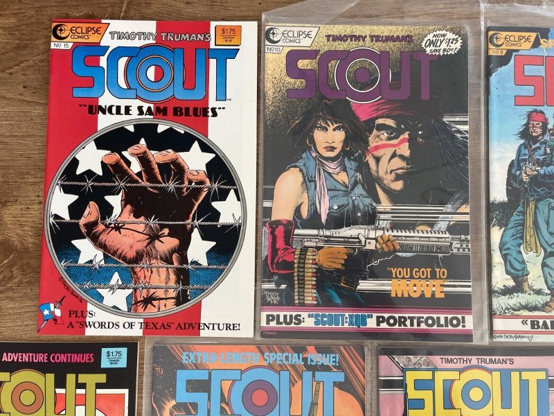 Lot Of 7 Scout Eclipse Comic Books # 4 5 6 7 9 10 15 Timothy Truman Series J934 | Comic Books ...