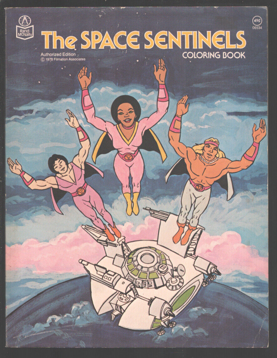 Space Sentinels #06534 1978-Happy House-Coloring book-Unused-FN | Comic ...