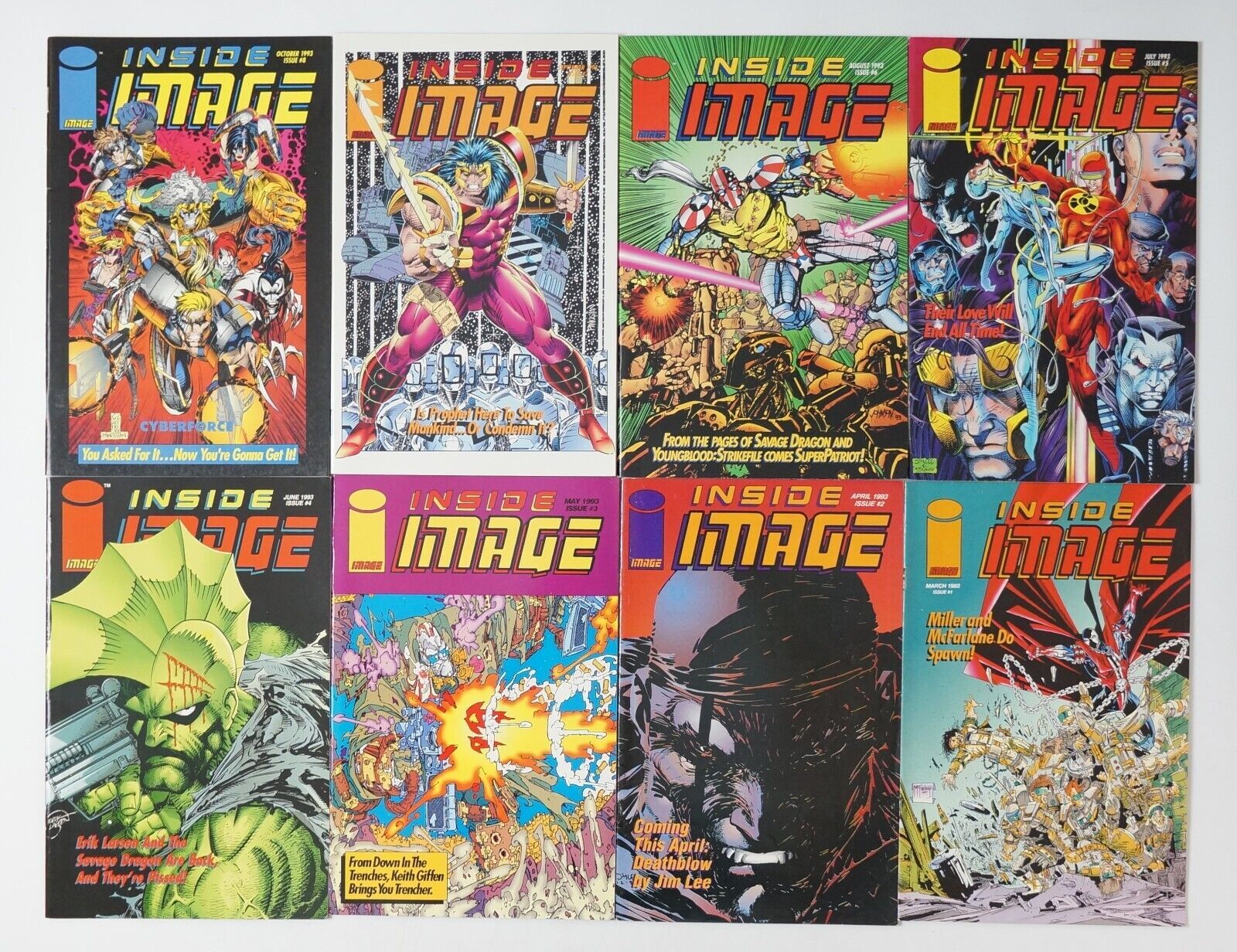 Inside Image #1-26 FN/VF complete series Spawn Deathblow Trencher Maxx ...