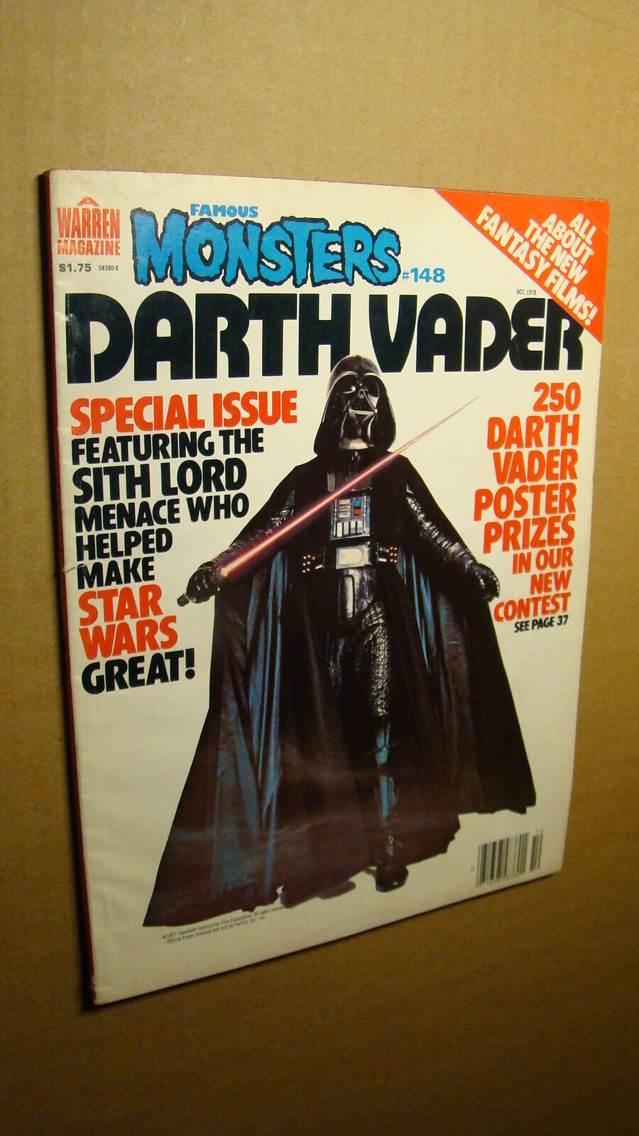 Famous Monsters 148 *Solid* Darth Vader Star Wars Warren Dracula Mummy ...