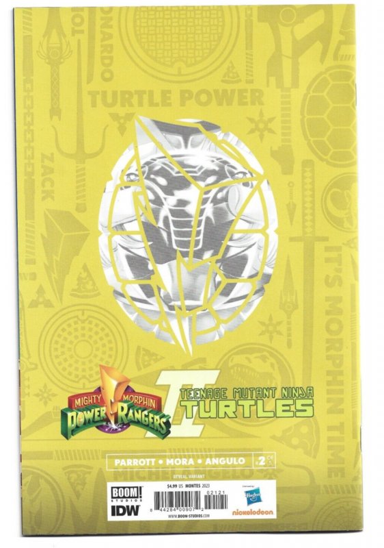 Mmpr Teenage Mutant Ninja Turtles II #2 (Of 5) Cover L Foc Reveal ...