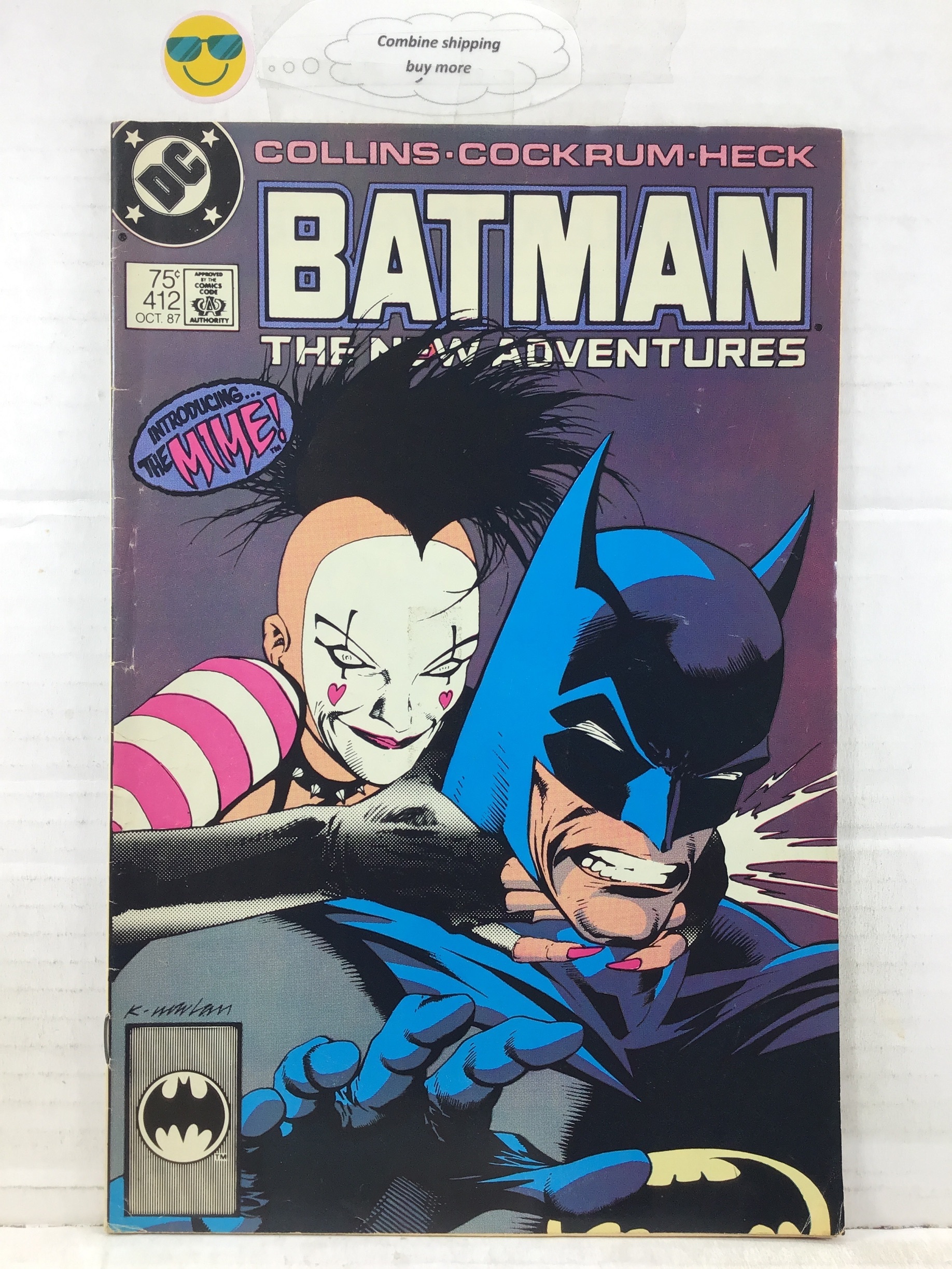 Batman #412 (1987) Vg + key 1 st appearance of the mime | Comic Books ...