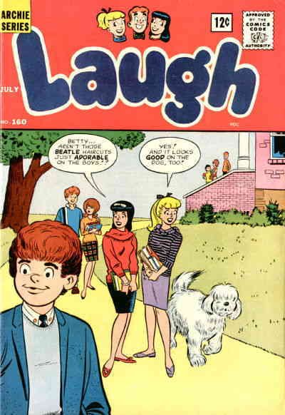 Laugh Comics #160 VG ; Archie | low grade comic July 1964 Beatles ...