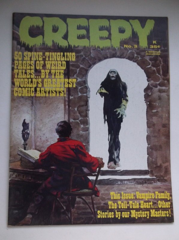 Warren: Creepy #3, Beautiful Frank Frazetta's Cover, 1965, FN (6.0 ...
