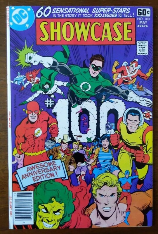 Showcase Comics #100 - Newsstand Every DC Hero Who Appeared In Showcase ...