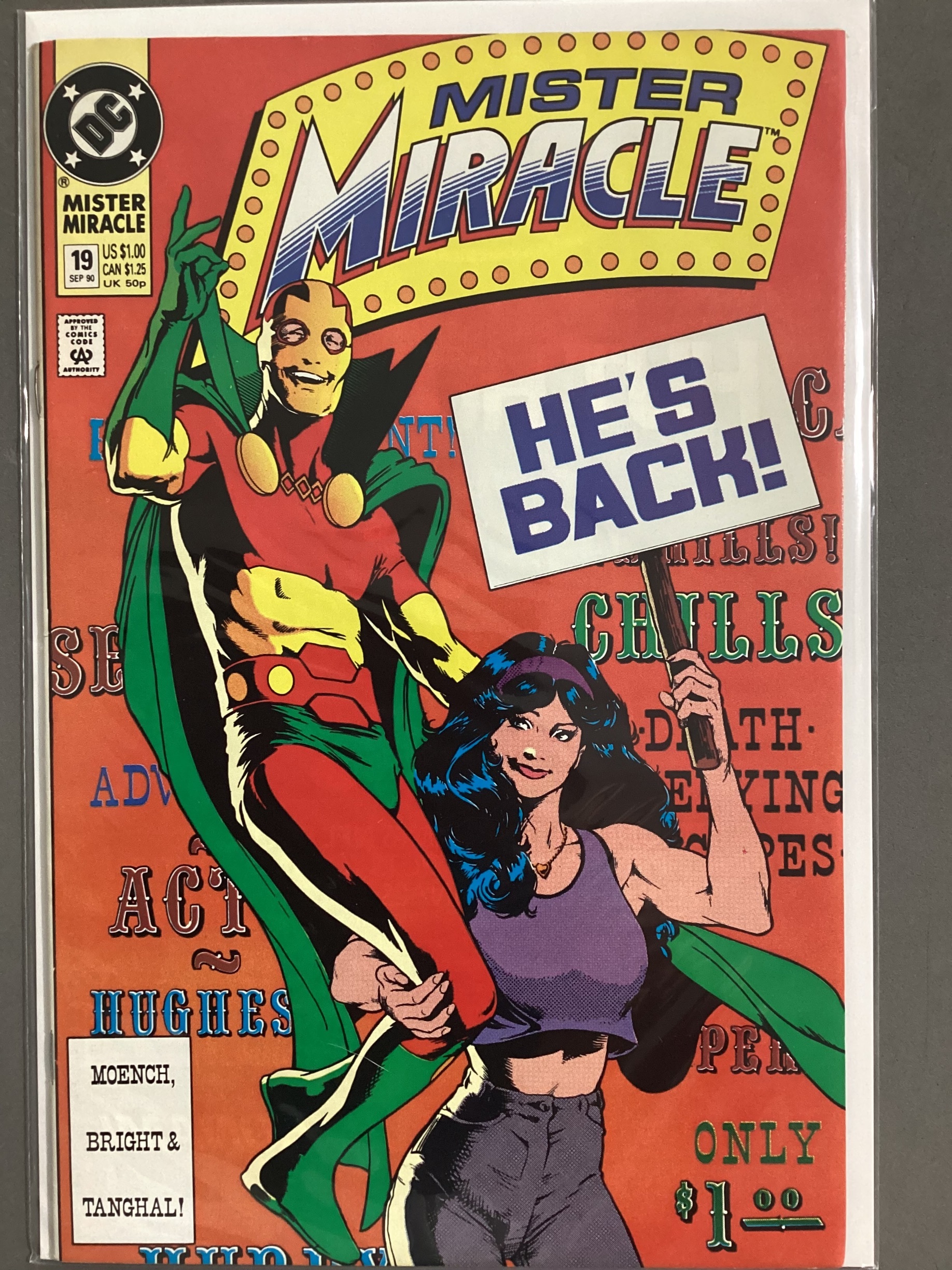 Mister Miracle #19 (1990) Adam Hughes | Comic Books - Copper Age, DC ...
