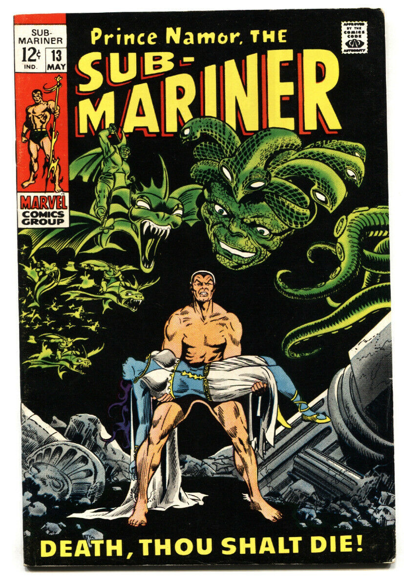 Sub-Mariner #13-Death of Lady Dorma Comic Book FN+ | Comic Books ...