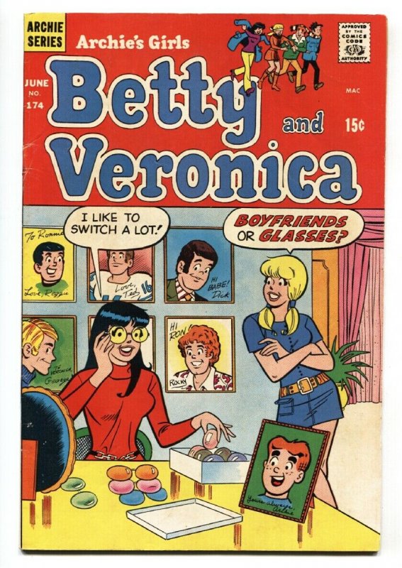 Archie's Girls Betty & Veronica #174 1970- reggie-jughead VG | Comic ...