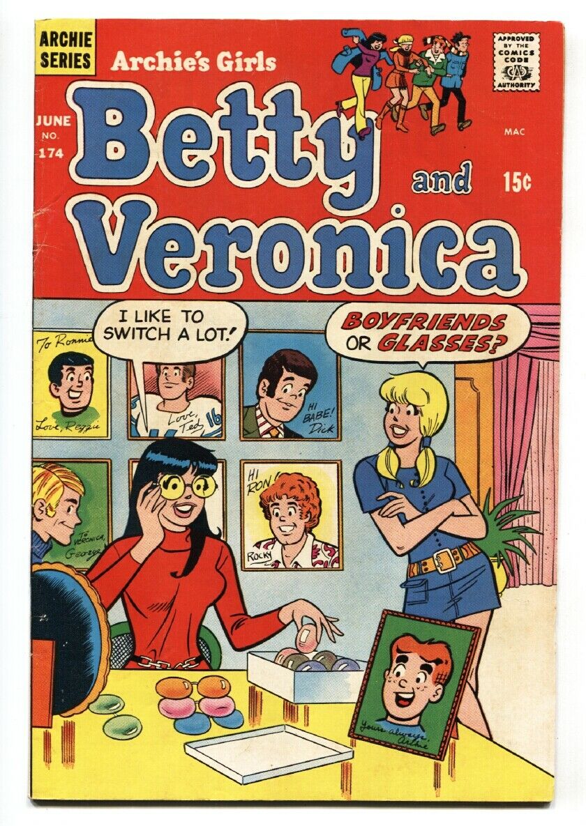 Archie's Girls Betty & Veronica #174 1970- reggie-jughead VG | Comic ...