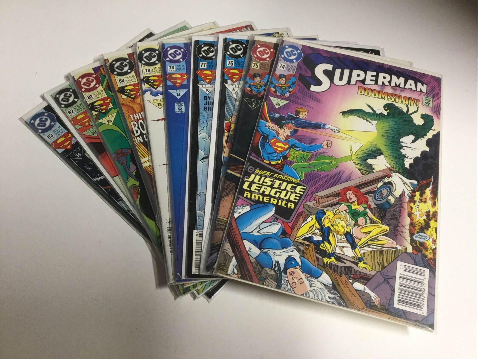 Superman 1992-1995 Death And Return Of Superman 85 Issue Lot DC Comics ...
