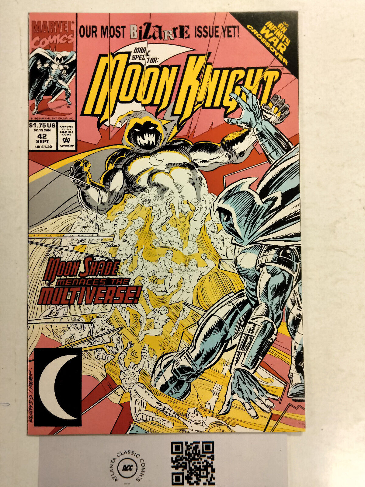 Moon Knight #42 NM Marvel Comic Book Avengers Daredevil Konshu ...