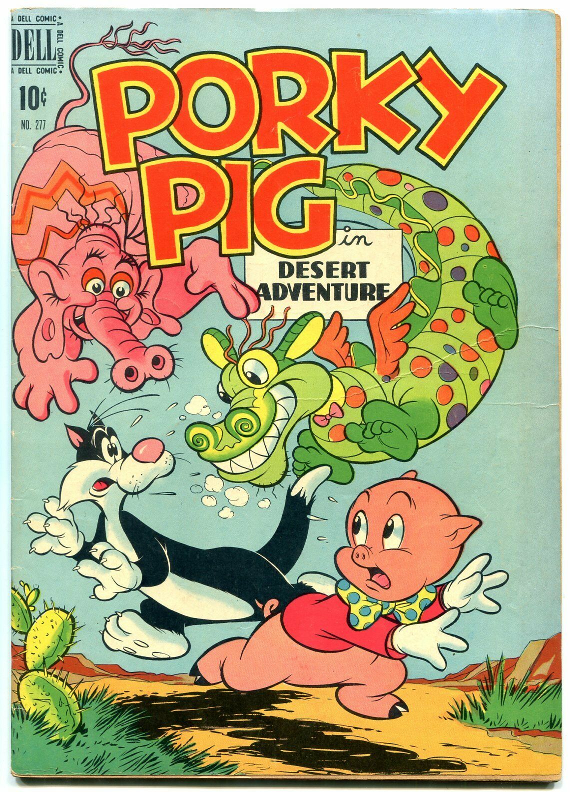 Porky Pig in Desert Adventure- Four Color Comics #277 1950 VF | Comic ...