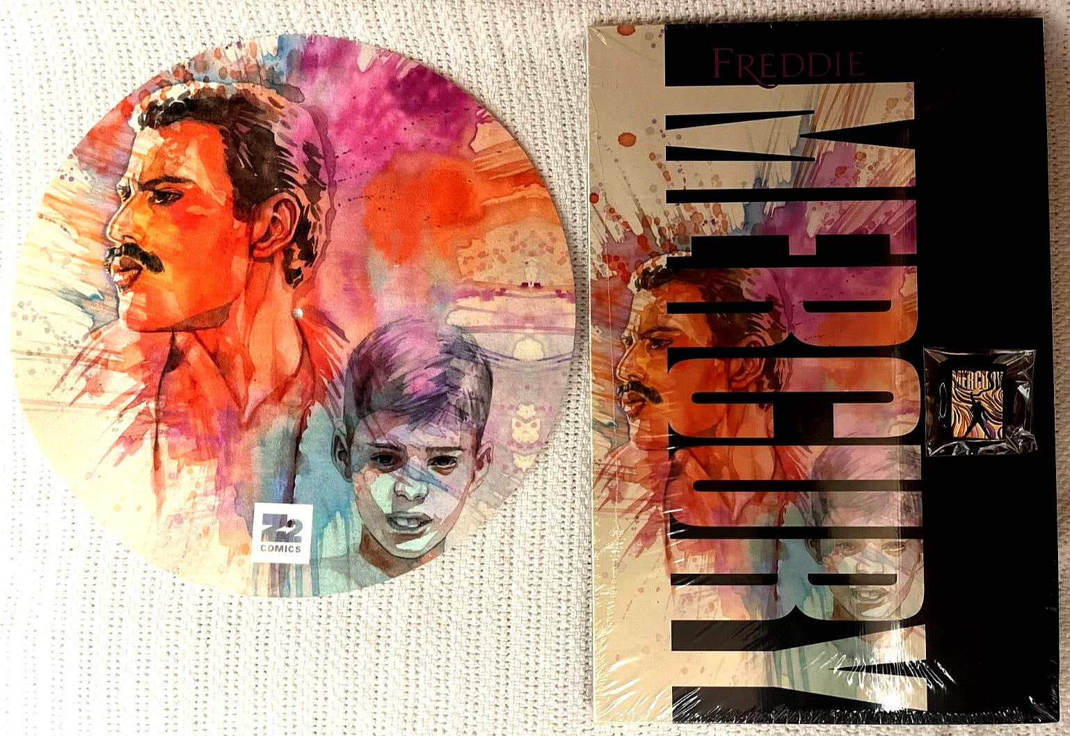 Z2 Freddie Mercury Shadows Illuminated Deluxe Edition W/Prints/Slipmat ...