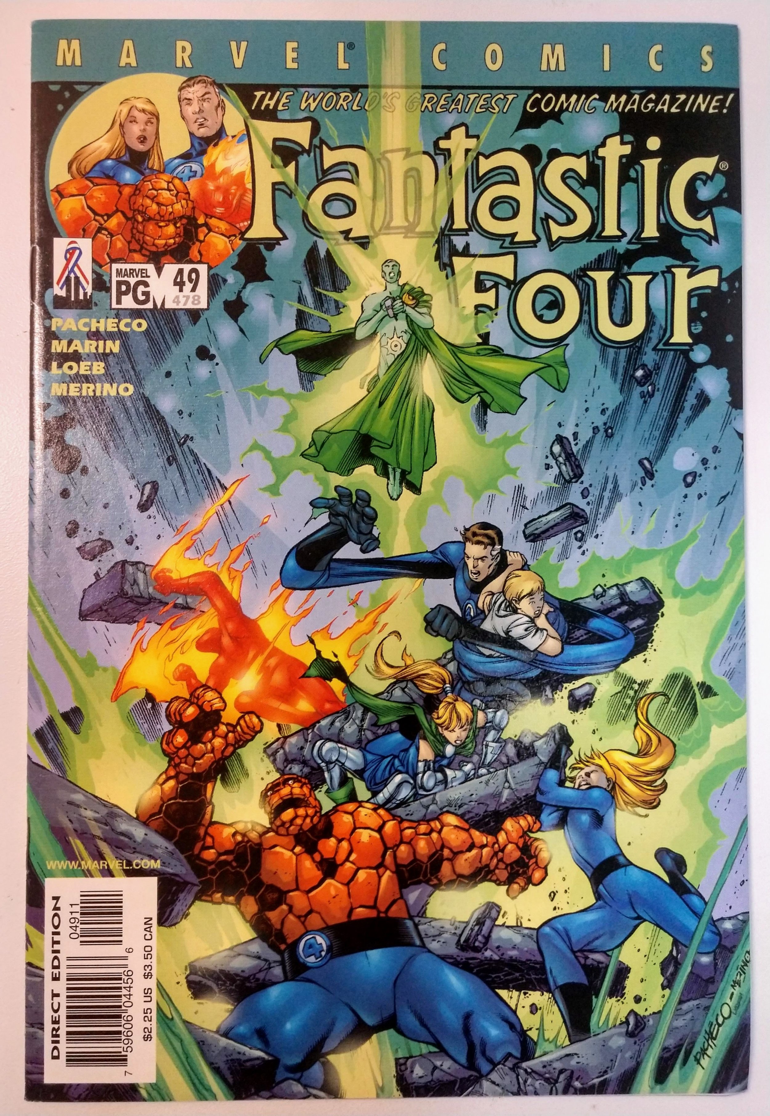 Fantastic Four #49 (9.4, 2002) Valeria VON Doom AKA Marvel Girl Ceases ...