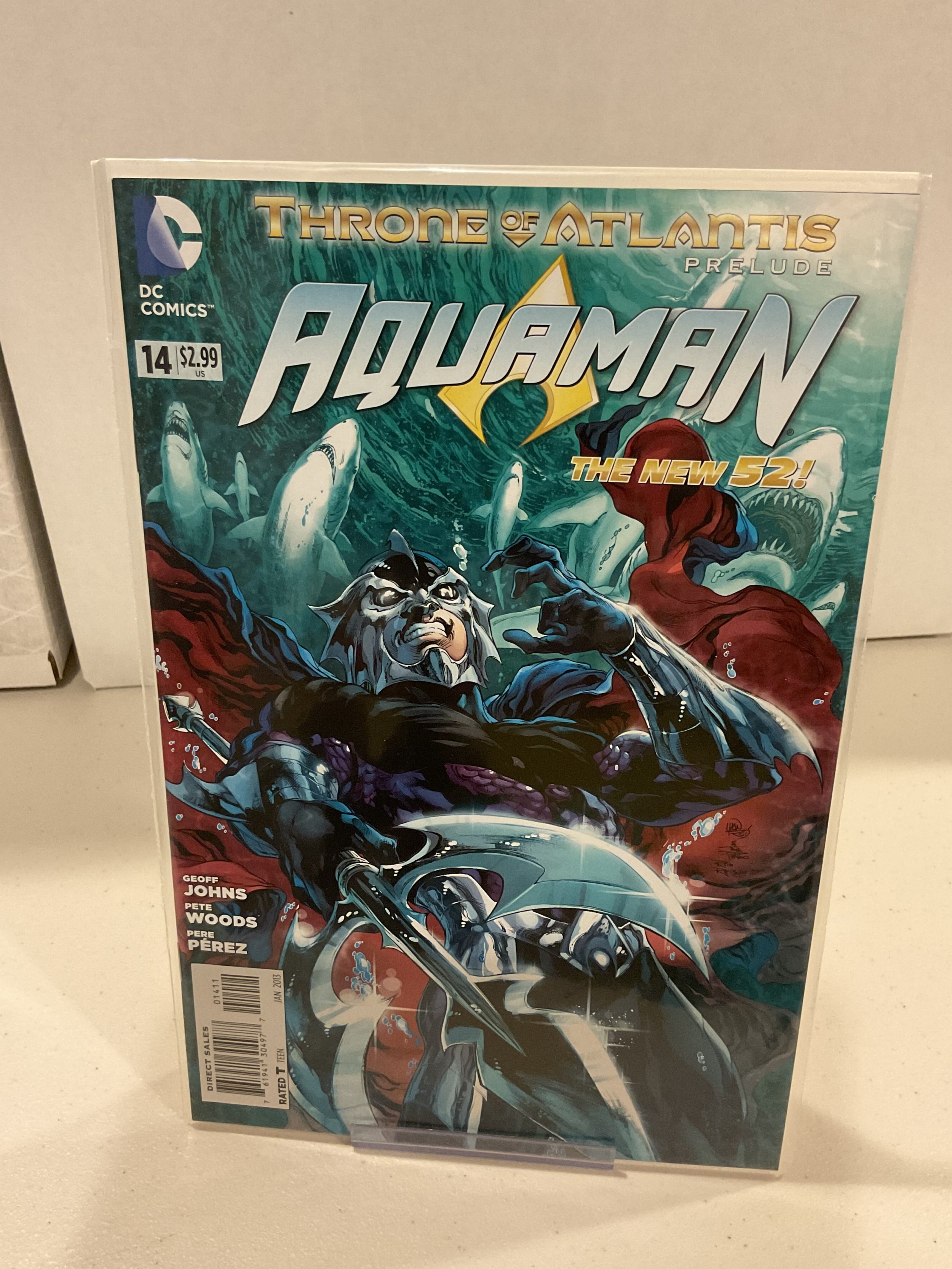 Aquaman 14 New 52! 9.0 (our highest grade) Johns! 2013 Throne of ...