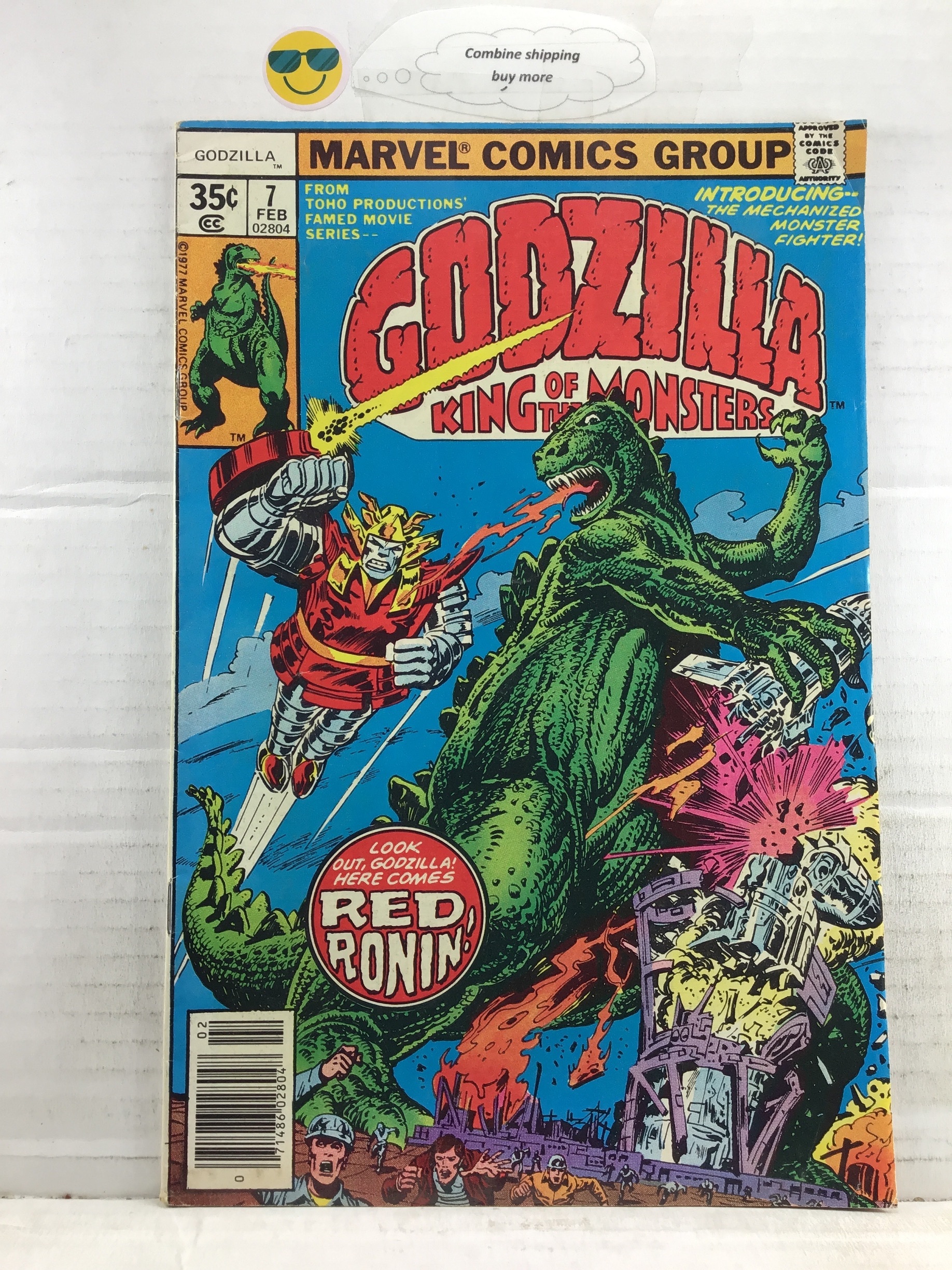 Godzilla #7 (1978) Key 1 st appearance of red ronin | Comic Books ...