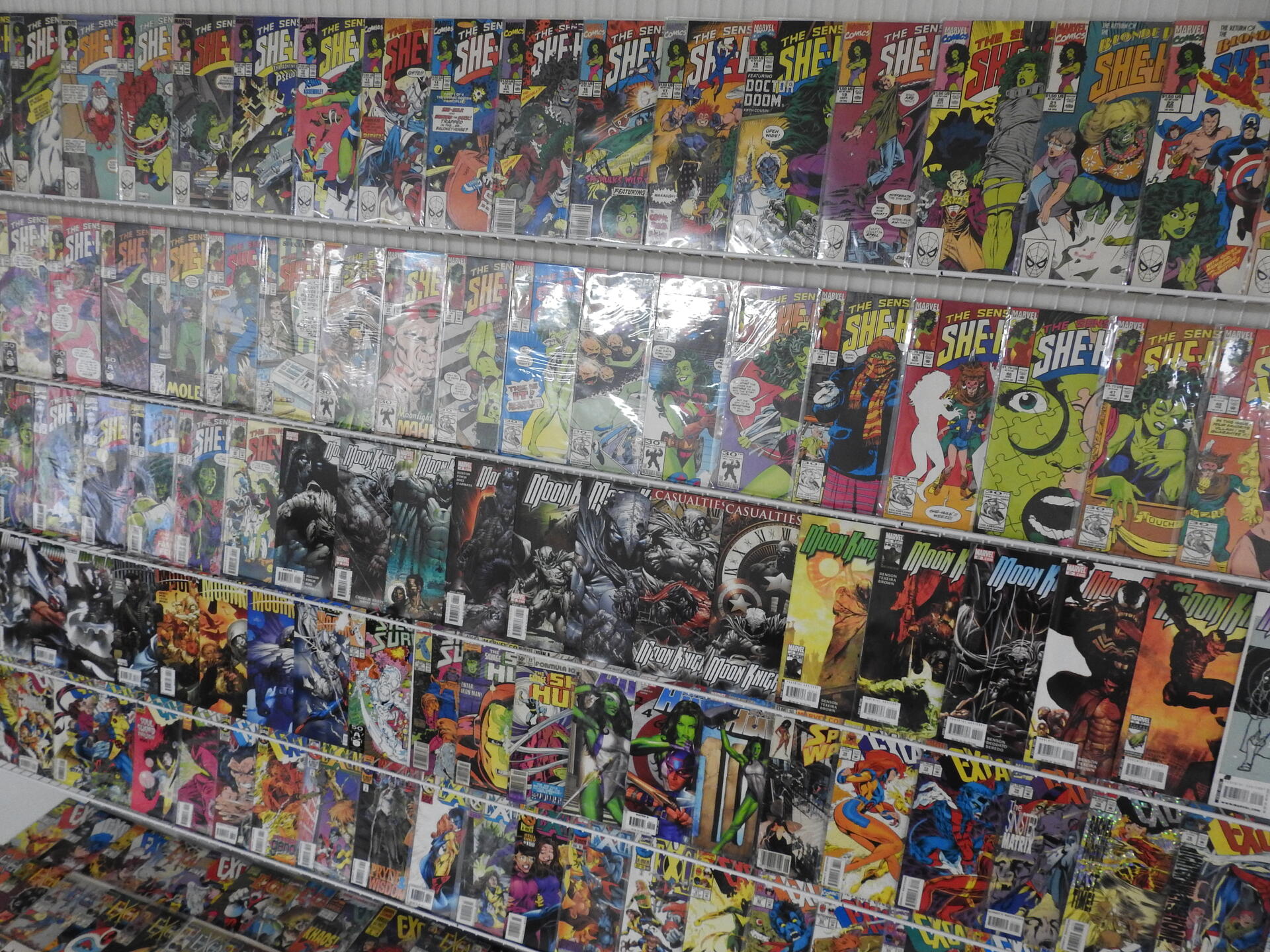 Huge Lot 180+ Comics W/ She-Hulk, Moon Knight, Excalibur+ Avg VF ...