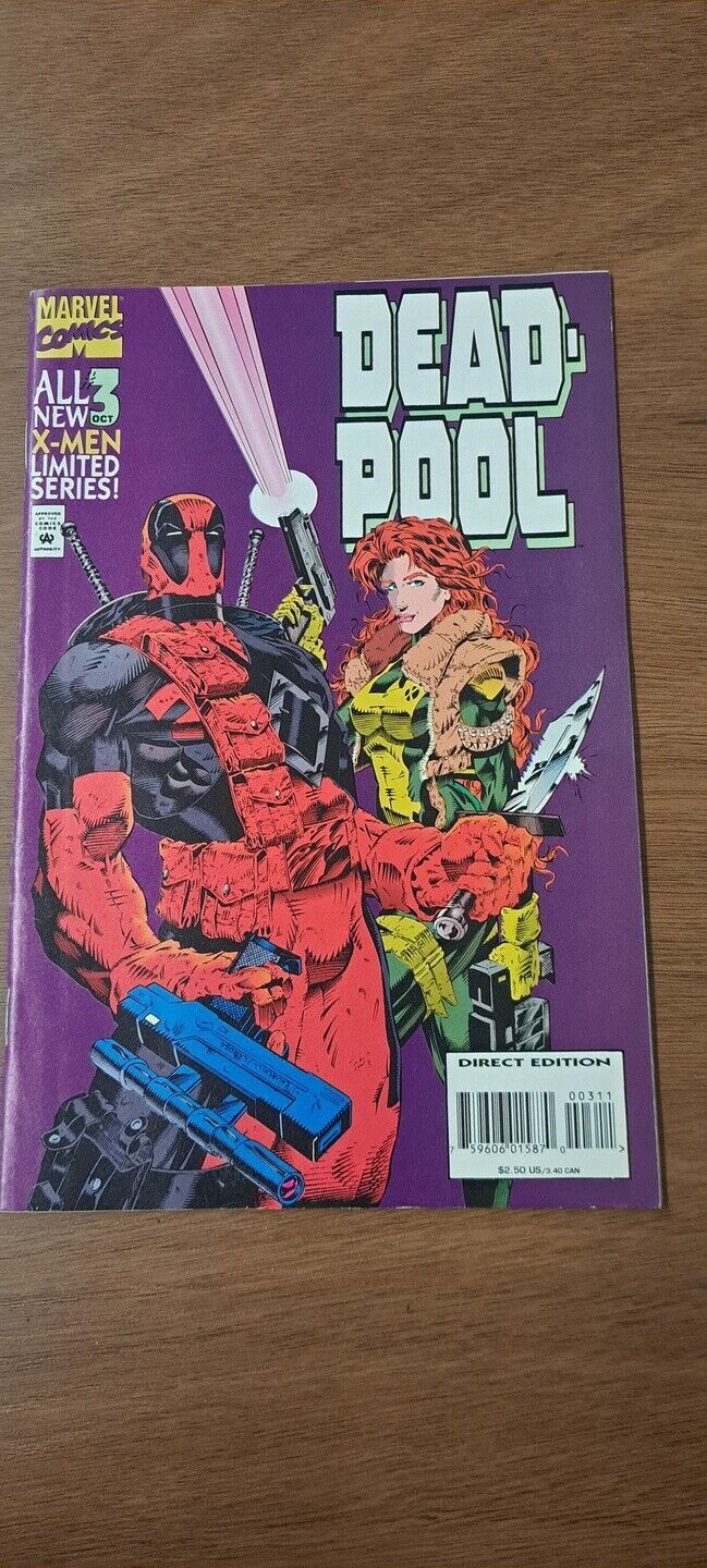 Deadpool #3 VF- 1994 Marvel Comics C111A | Comic Books - Modern Age, Marvel, Deadpool, Humor ...