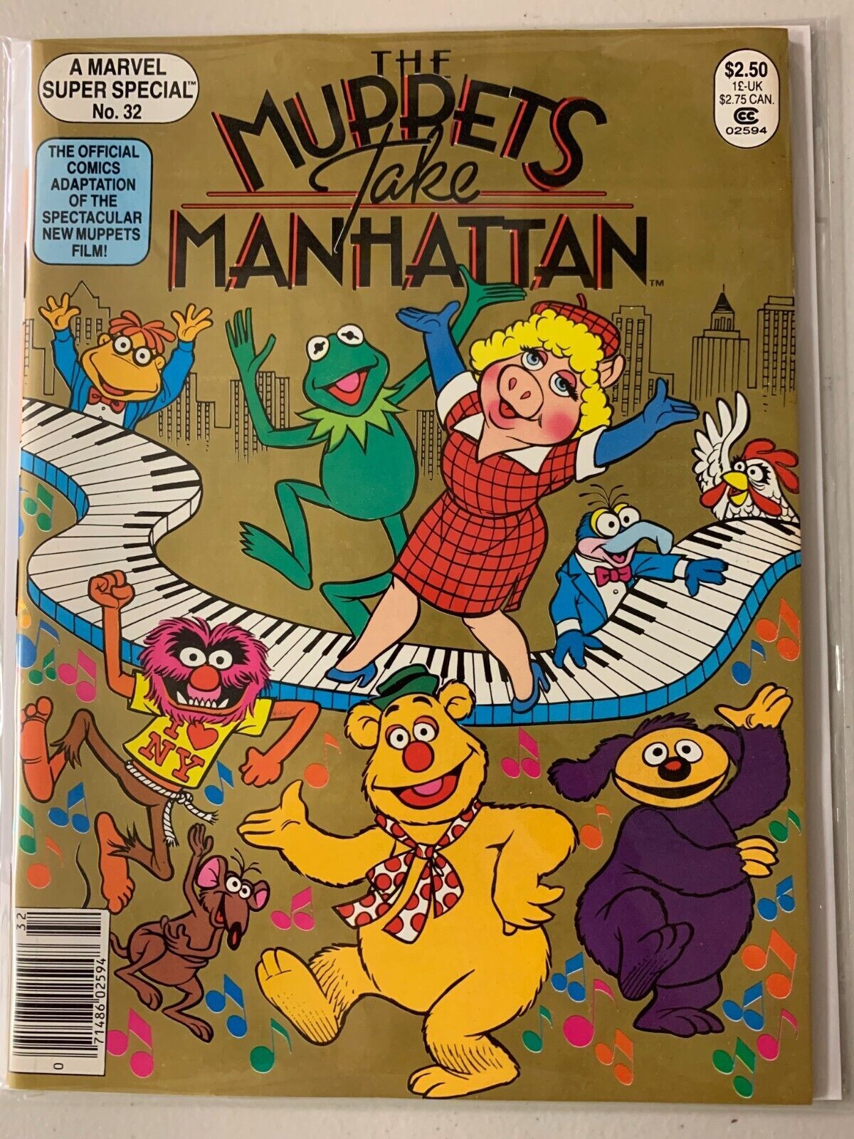 Marvel Comics Super Special #32 Muppets Take Manhattan 8.0 (1984 ...