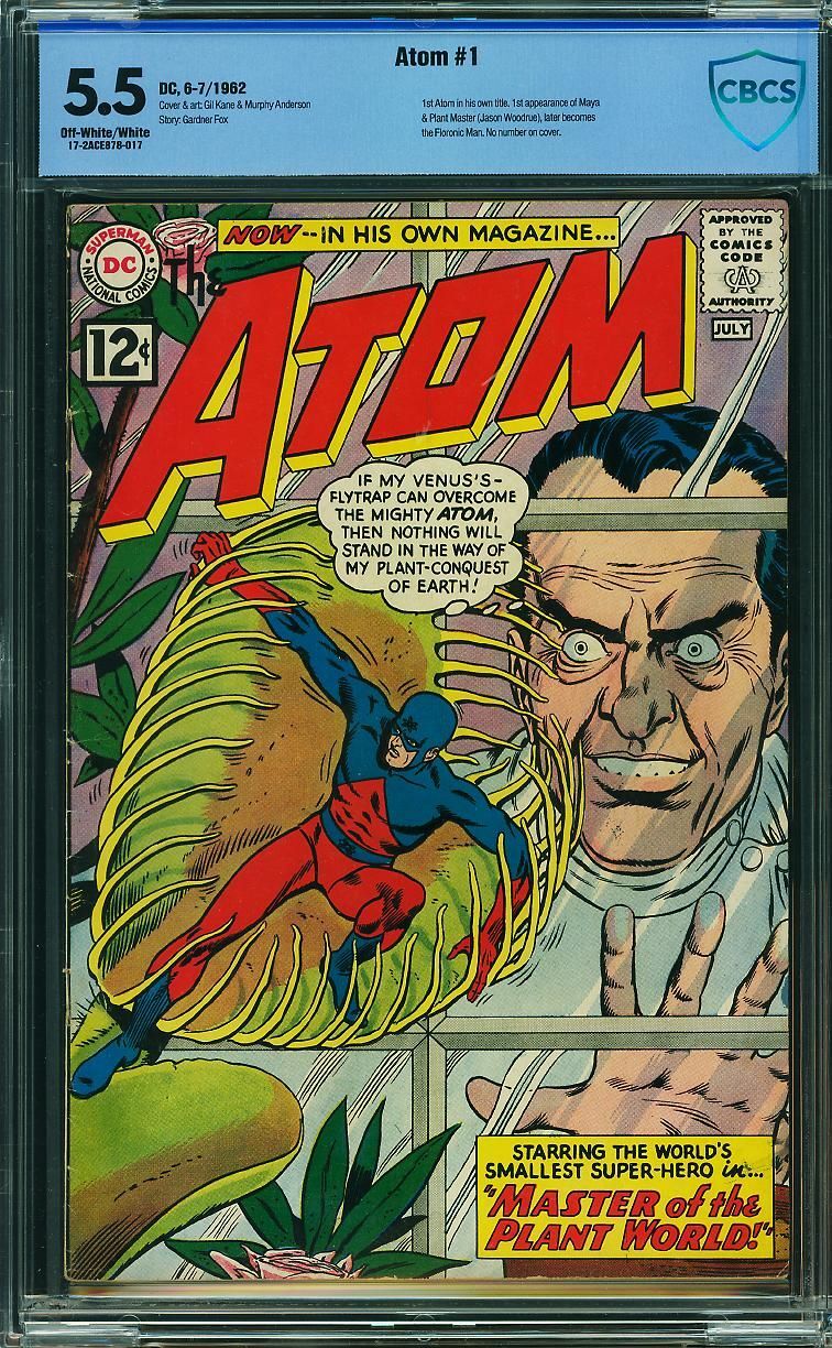 The Atom #1 (1962) CBCS 5.5 FN- | Comic Books - Silver Age, DC Comics ...