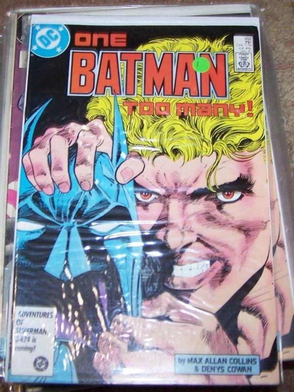 BATMAN COMIC # 403 1987 dc - one batman too many arkham gotham | Comic ...