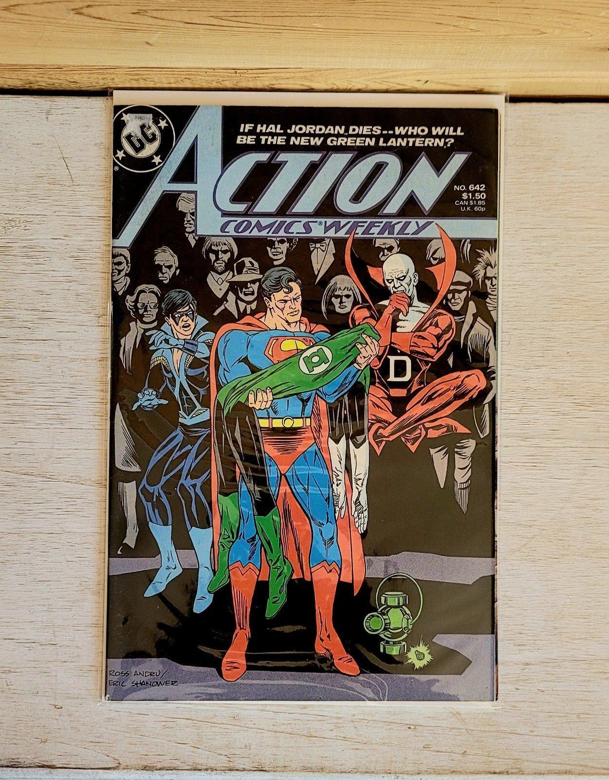DC Comics Action Comics Weekly #642 Vintage 1989 Superman Green Lantern ...