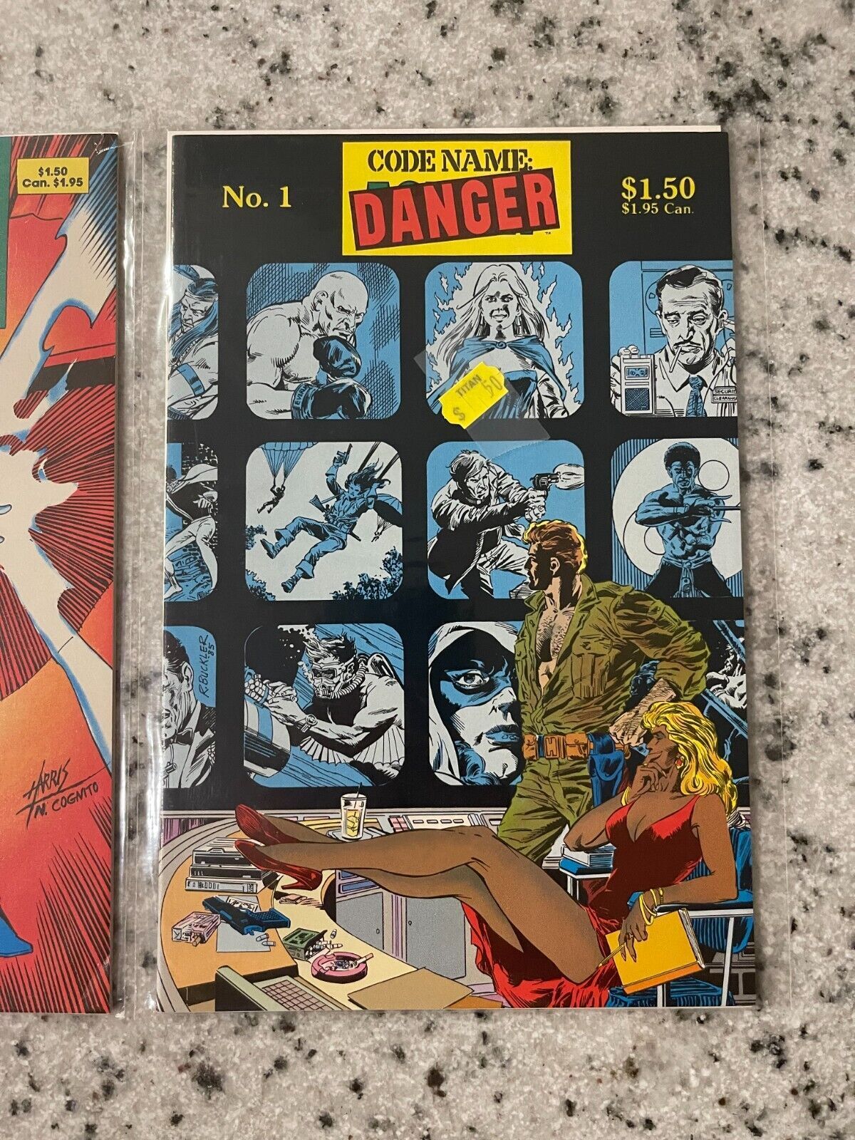 Lot Of 3 Codename Danger Comic Books # 1 2 3 NM Harris Cover Art RH1 ...