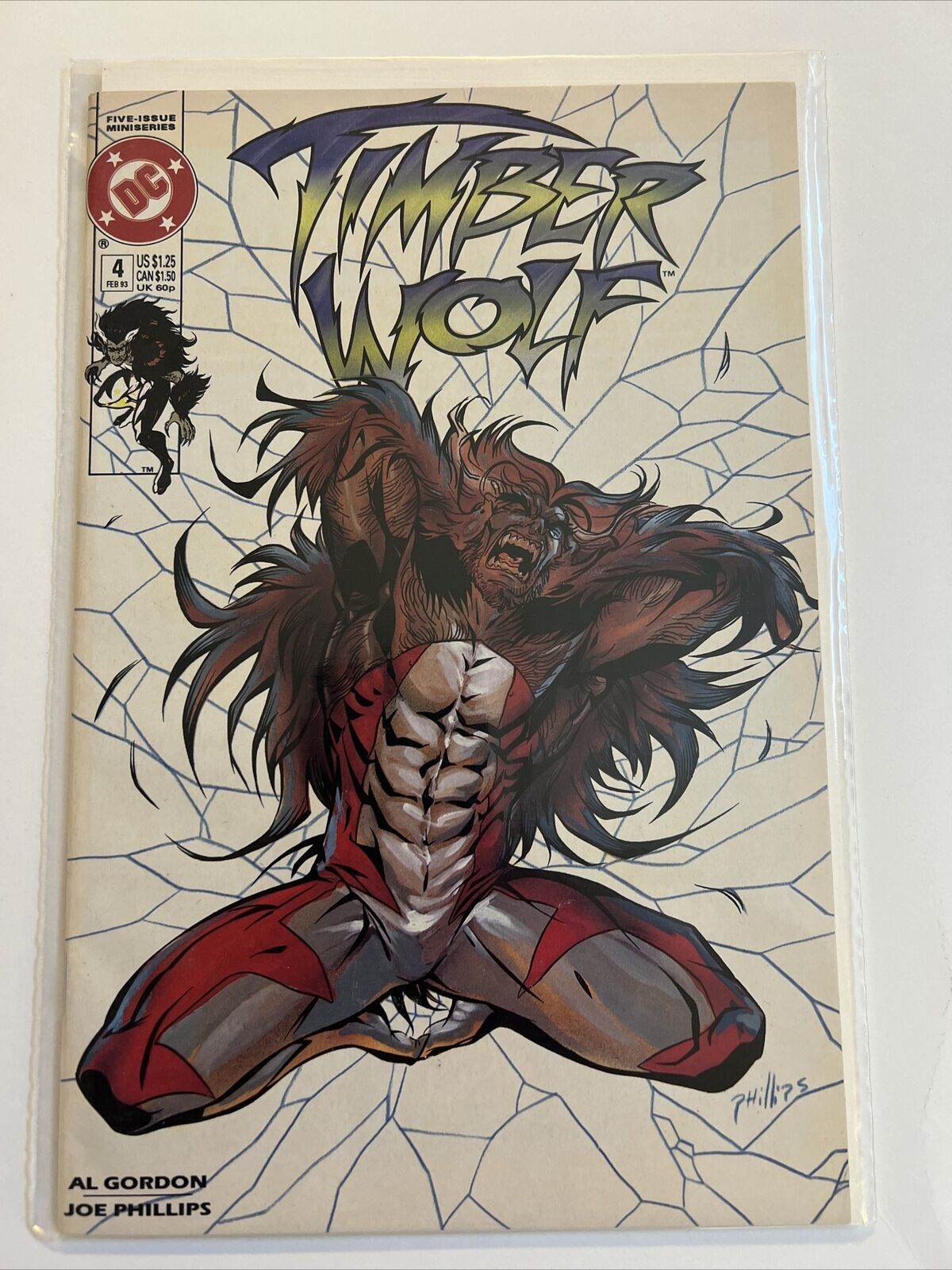 TIMBER WOLF DC Comic Issues #1-5 1992 Full Miniseries Gordon Phillips ...