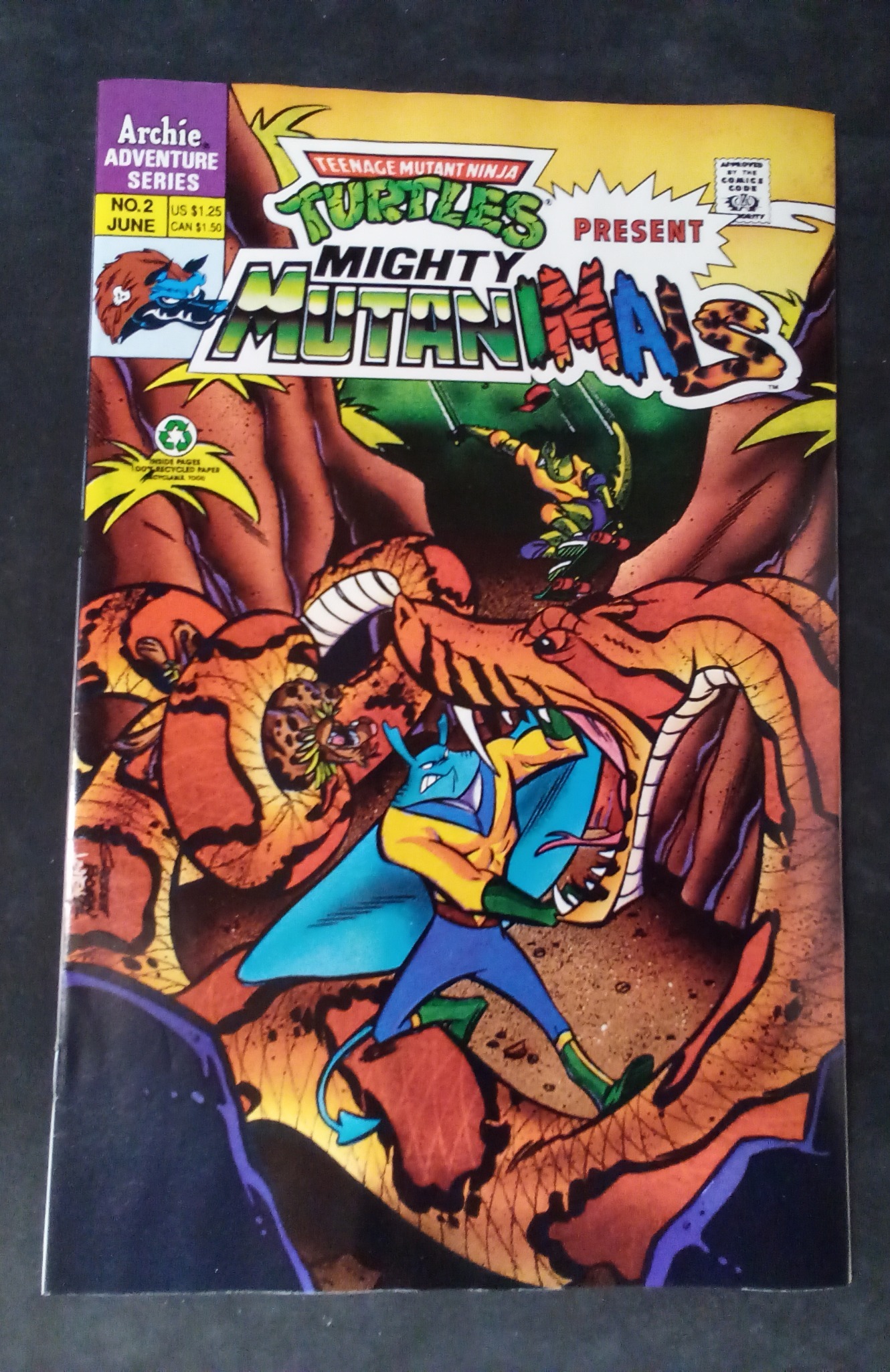Teenage Mutant Ninja Turtles Present Mighty Mutanimals Special #2 (1991 ...