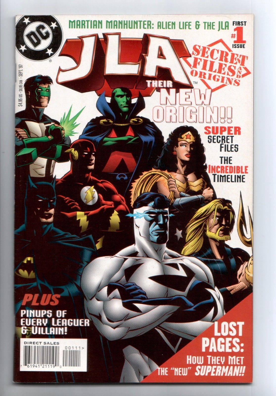 JLA Secret Files Origins #1 - Batman / Superman (DC, 1997) - VF | Comic ...