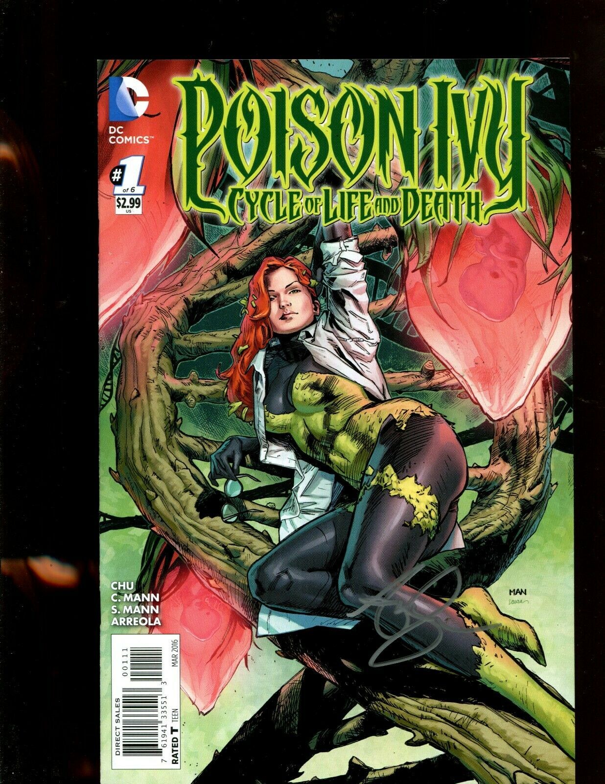 Poison IVY Cycle of Life and Death #1 (9.2) Signed by Chu! | Comic ...