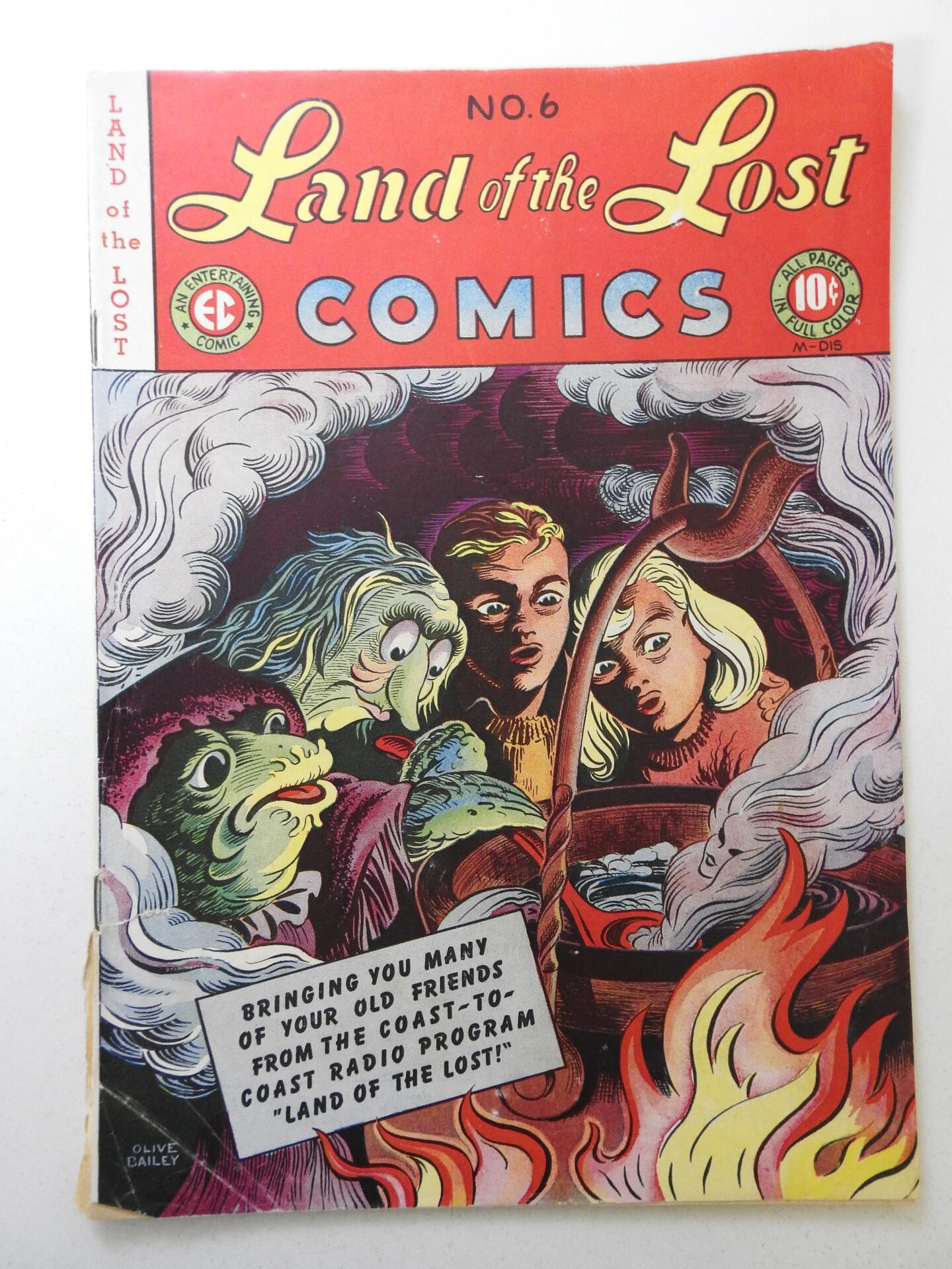 Land of the Lost Comics #6 (1947) Solid GVG Condition! 2" Spine Split ...