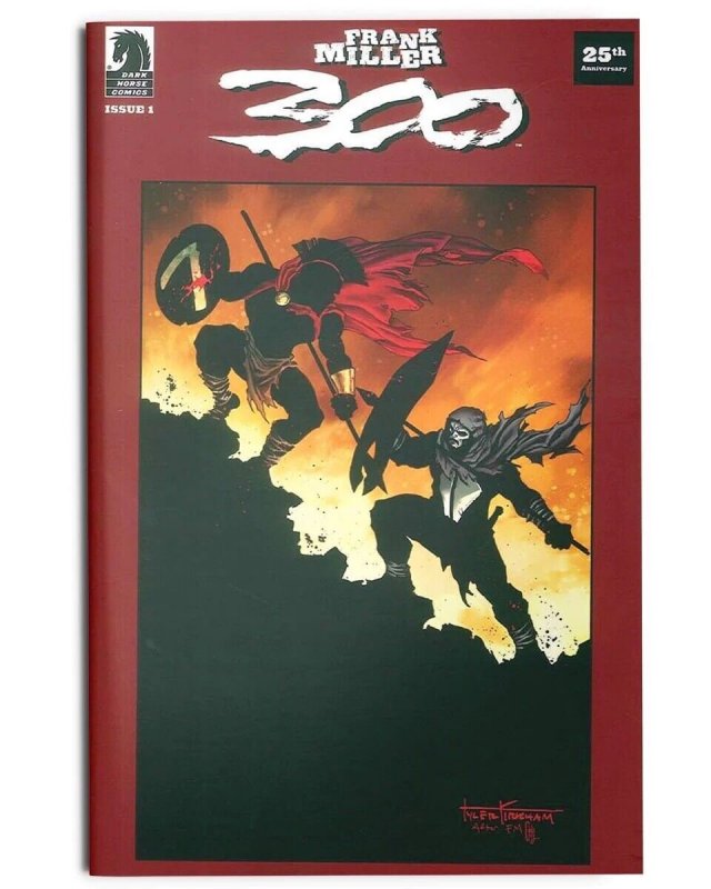 Frank miller 300 25th Anniversary Tyler Kirkham Dark Knight TRADE ...