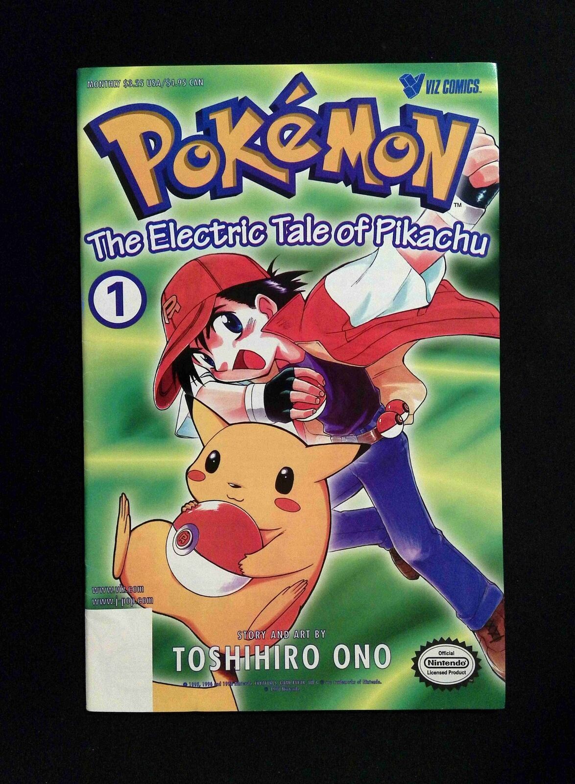 Pokemon Part 1 The Electric Tale of Pikachu #1 VIZ Comics 1999 VF ...