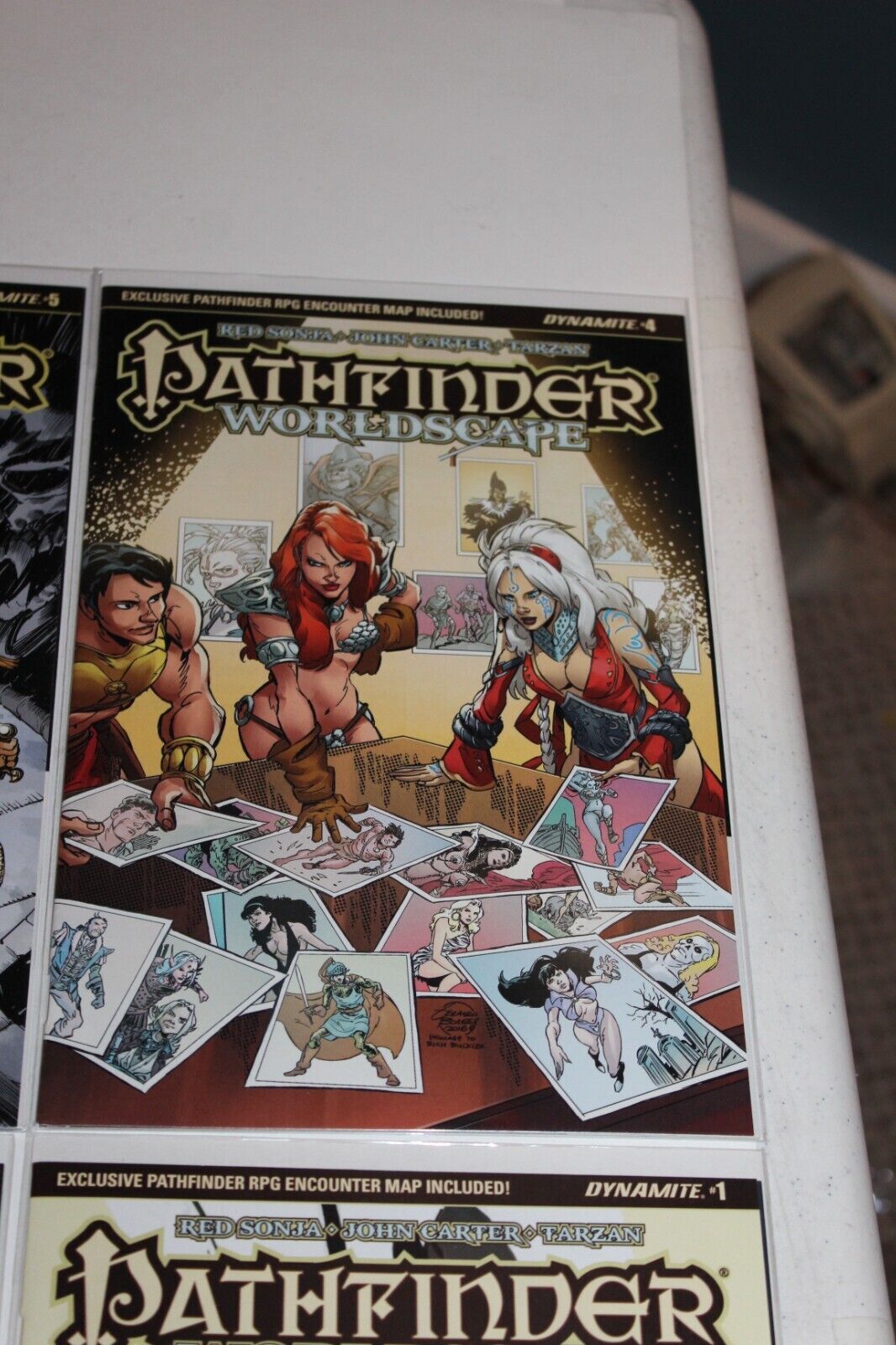 Complete Set Pathfinder Worldscape Red Sonja Tarzan 1-6 NM BOARDED 2016 ...