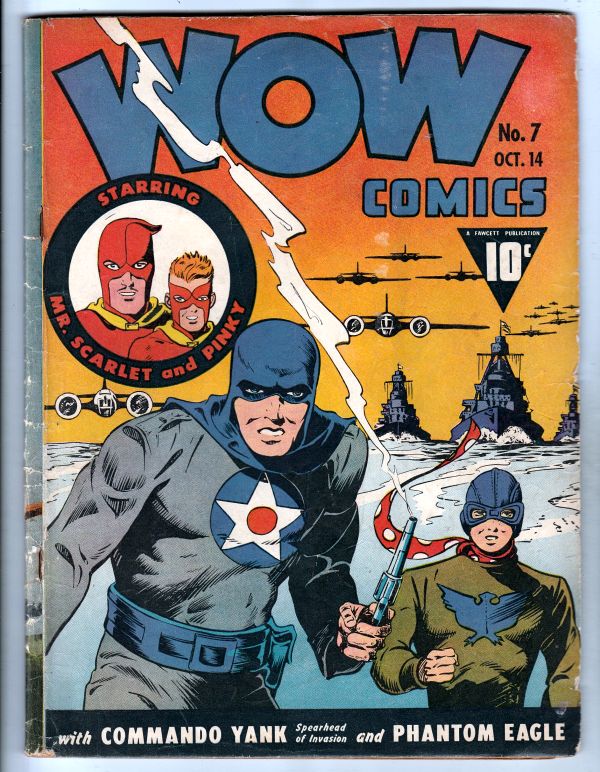 Wow #7 (Oct-42) VG/FN Affordable-Grade Mr.Scarlet and Pinky, Commando ...