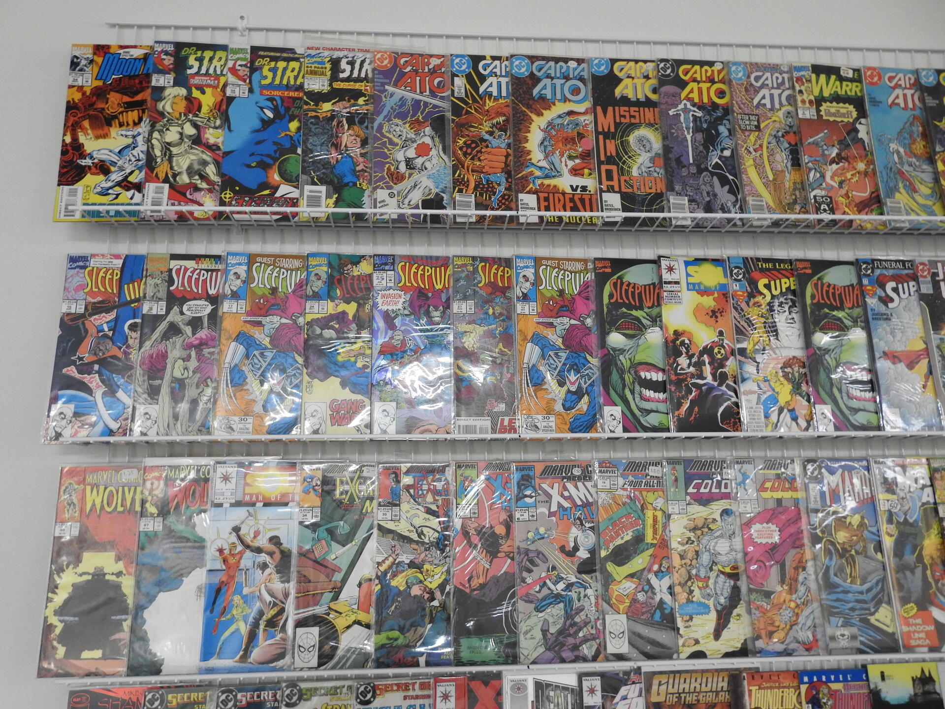 Huge Lot of 160+ Comics W/ Wolverine, GOTG, Spiderman Avg VF- Condition ...
