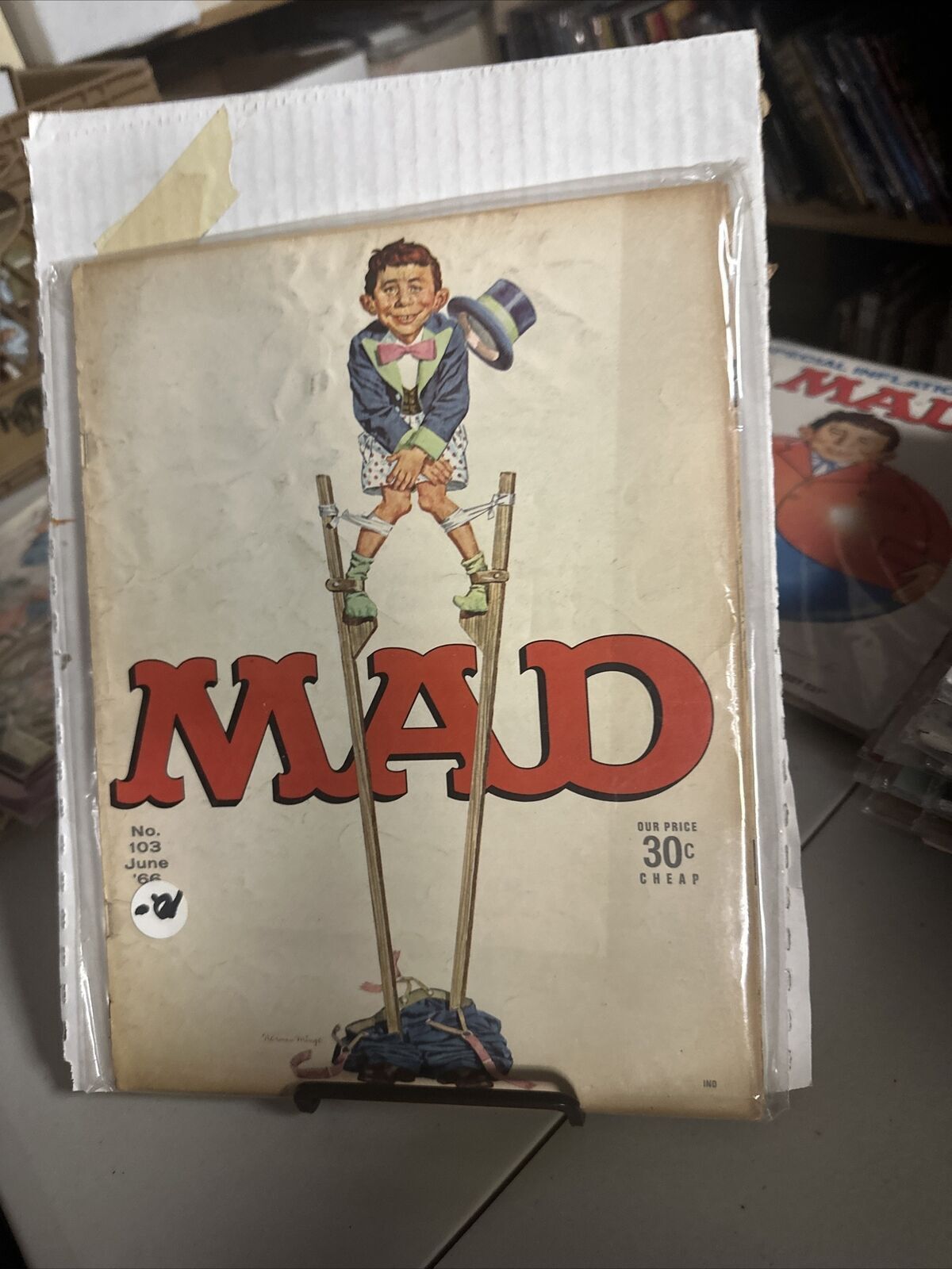 Mad Magazine #103 June 1966 Illustrator Norman Mingo Vintage ...