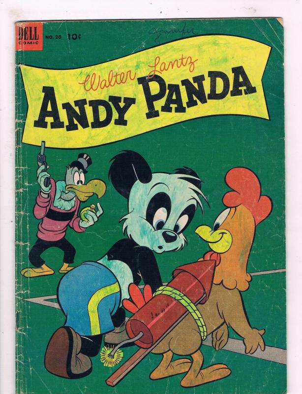 Walter Lantz Andy Panda # 20 GD/VG Dell 1953 Golden Age Comic Book ...