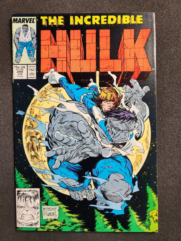 The Incredible Hulk #344 Direct Edition (1988) NM/M | Comic Books ...