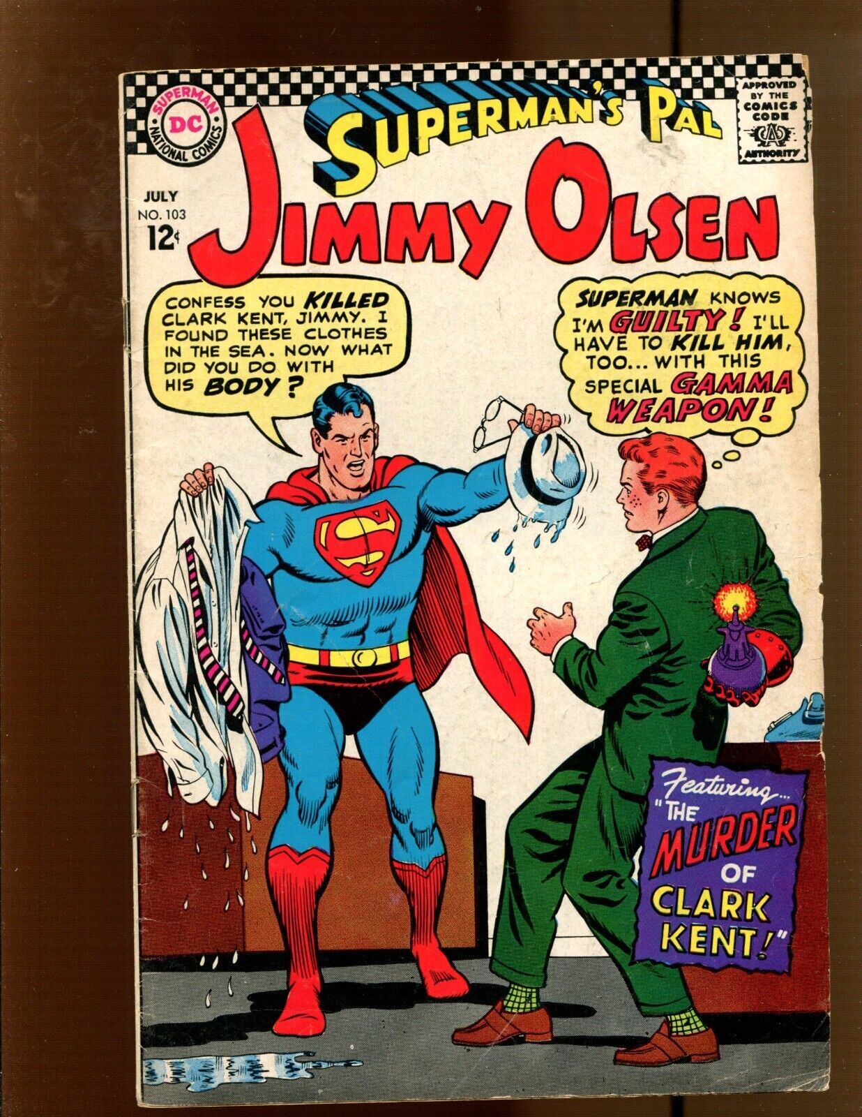 Superman's Pal Jimmy Olsen #103 - The Murder Of Clark Kent! (4.5) 1967 ...