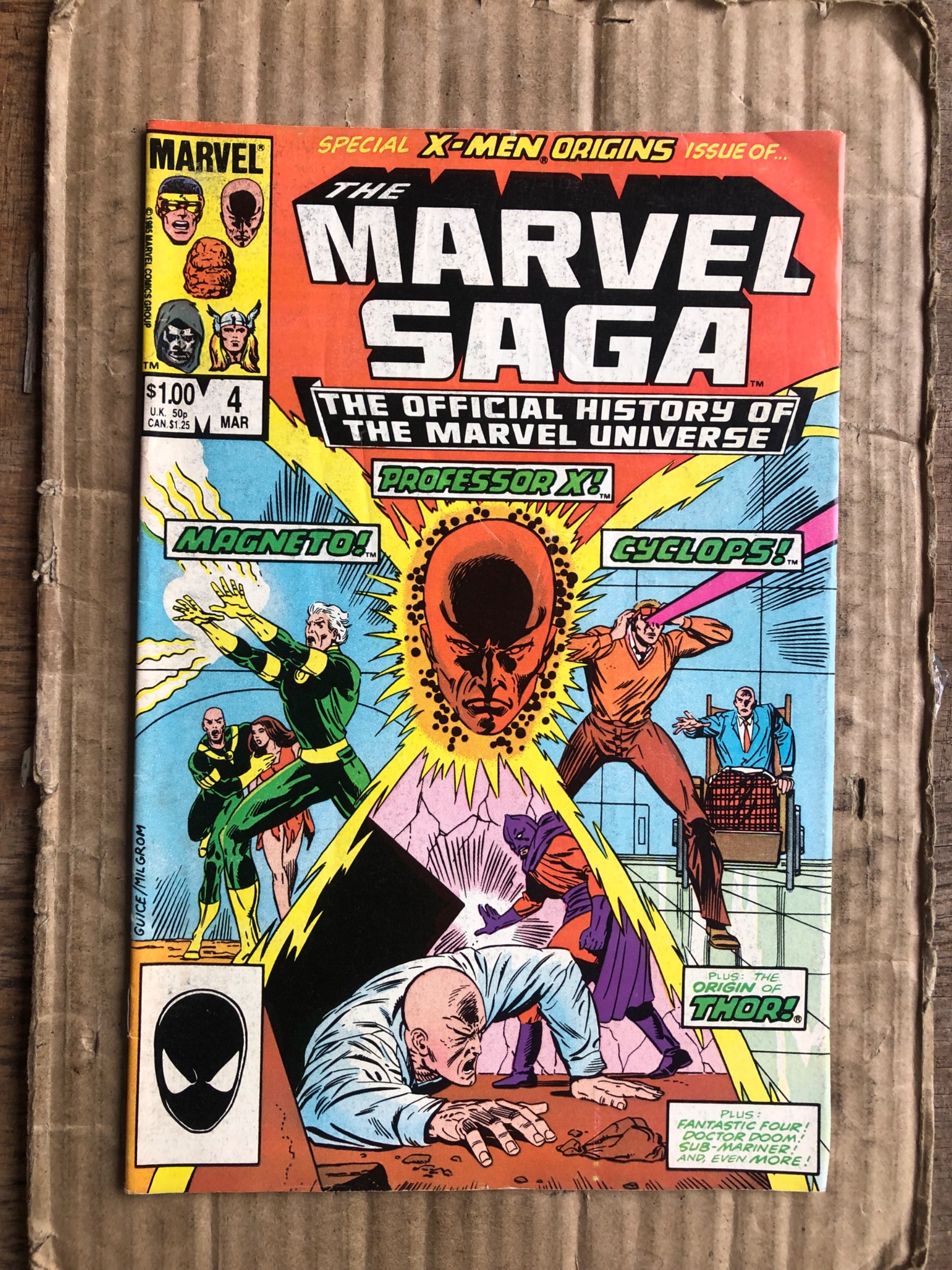 The Marvel Saga The Official History of the Marvel Universe #4 (1986 ...